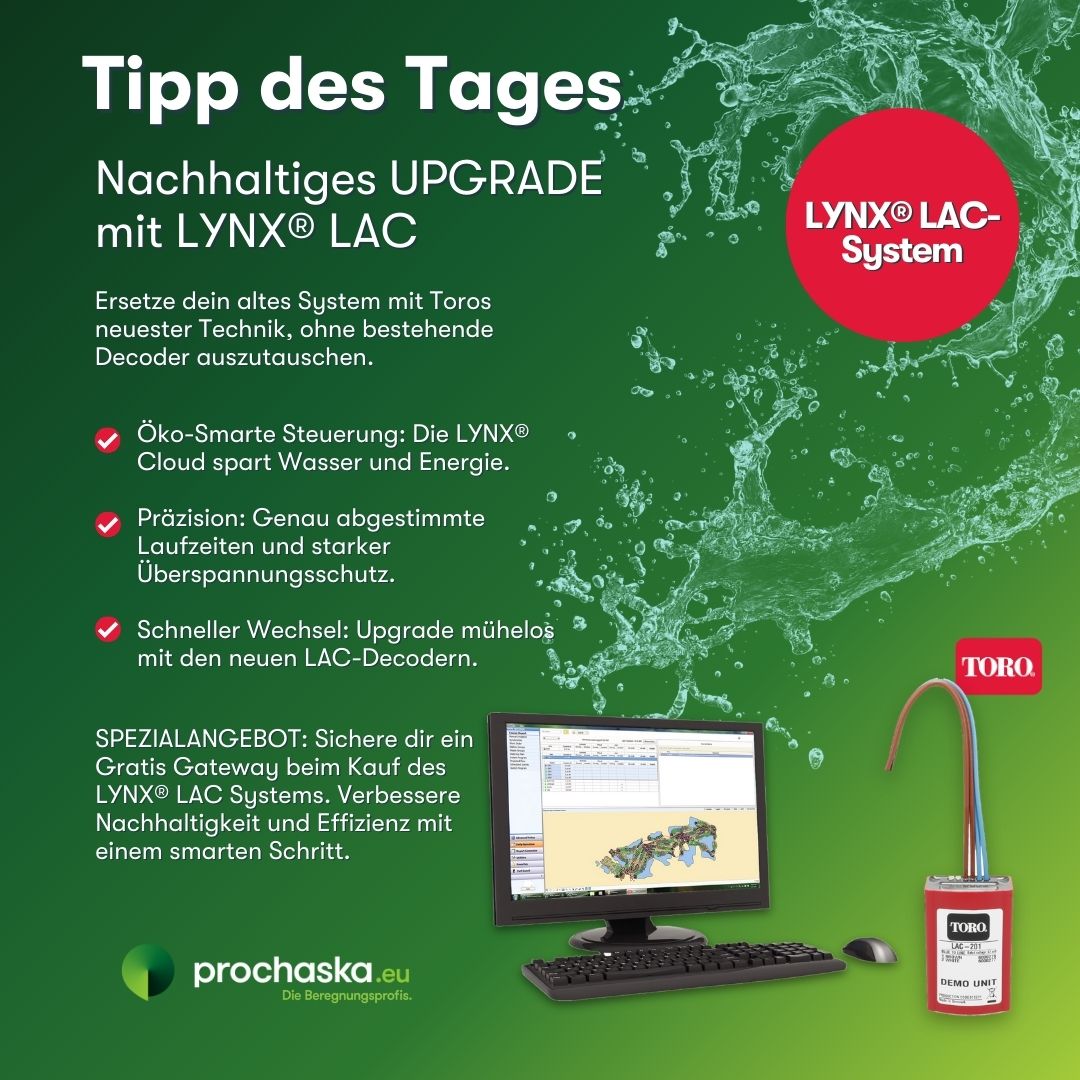 Nachhaltiges UPGRADE mit Toro LYNX® LAC